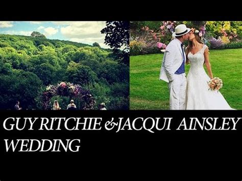 Guy Ritchie And Jacqui Ainsley Wedding Youtube