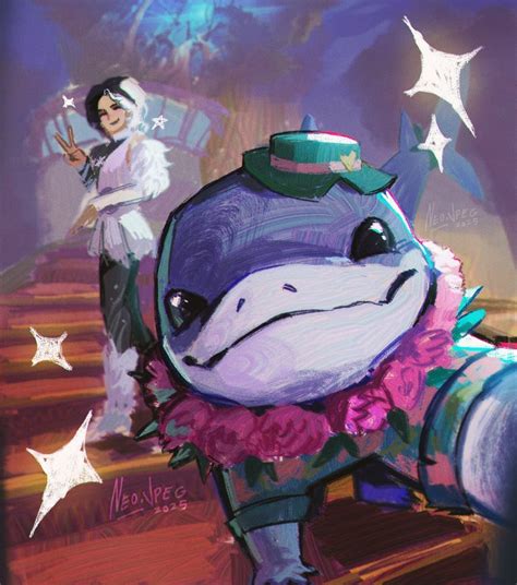 Luna Snow And Jeff The Land Shark Marvel And 1 More Drawn By Neo Jpeg