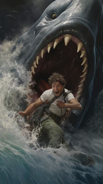 Premium Photo The Enigmatic Dive Jonas Swallowed By The Hyper Whale