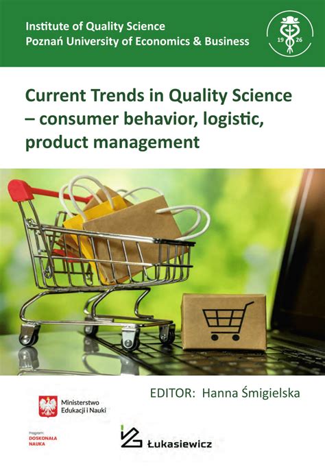 Pdf Current Trends In Quality Science Consumer Behavior Logistic Product Management