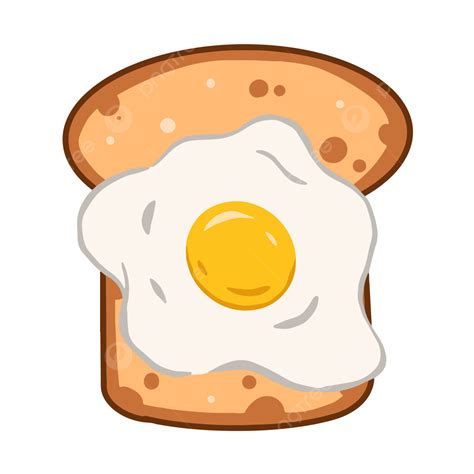 White Bread With Scrambled Eggs Bread Scrambled Eggs Food PNG And