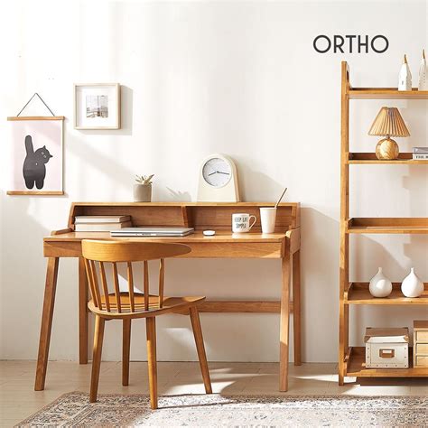 책상 진저 원목 수납 선반 컴퓨터 책상 데스크 테이블 1200 오늘의집 쇼핑
