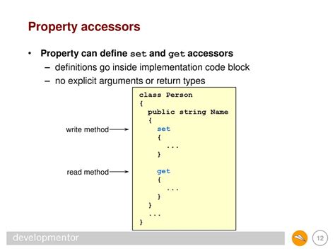 properties 7 properties programming c © 2003 developmentor inc