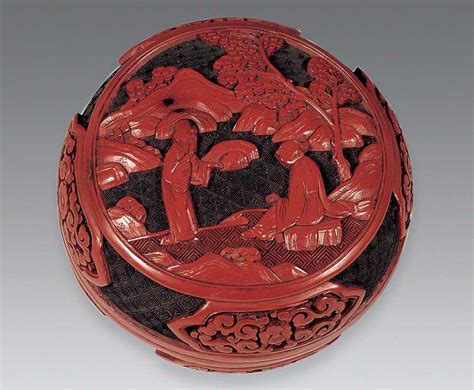 清 剔红漆盒江苏爱涛 2006大型艺术品拍卖会 江苏爱涛拍品价格图片拍卖专场拍卖会预展拍卖会结果卓克拍卖频道