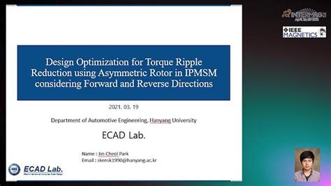 Underline Design Optimization For Torque Ripple Reduction Using