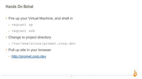 Behavioral Driven Development With Behat Ppt