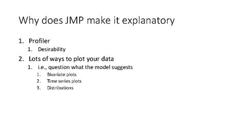Machine Learning Makes It Predictive Jmp Makes It
