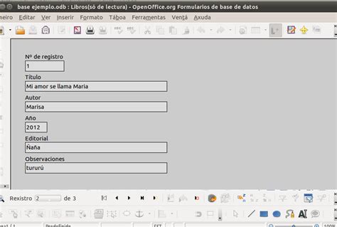 Apuntes Y Ejercicios Tic Formularios Base De Datos