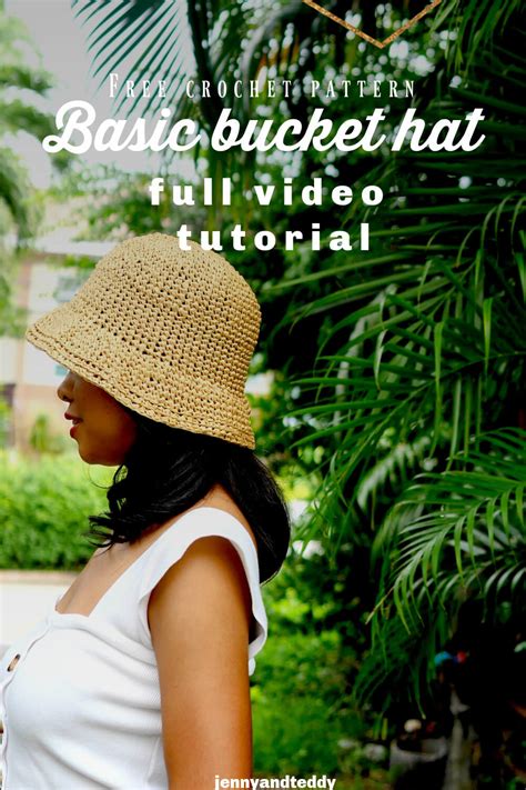 4751 Crochet Bucket Hat Tutorial Indonesia Free Kinitting Patterns