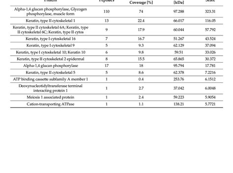 comparative analysis of protein groups identified by lc ms ms