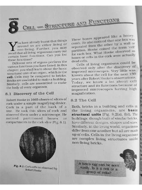 Biology Class 8 Textbook Lesson 1 Pdf