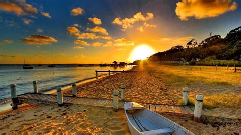 Summer Sunset Wallpaper Wallpapersafari