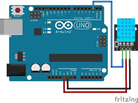 Dht11 Temperature Sensor Module With Arduino Meganano