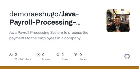 Github Demoraeshugojava Payroll Processing System Java Payroll