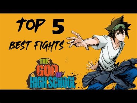 The God Of Highschool Epic Fights Crunchyroll Goh Jin Mori Vs Jegal Teak Ilpyo Park