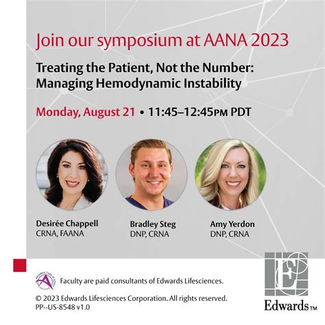 Edwards Hemodynamic Monitoring On Linkedin Aana2023 Meded