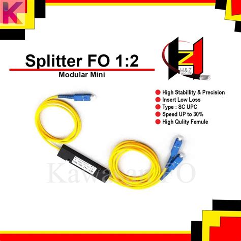 Jual Passive Splitter 12 Sc Upc Pasif Spliter 12 Mini Modular Sc