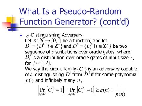 ppt efficient amplification of the security of weak pseudo random