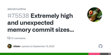 Extremely High And Unexpected Memory Commit Sizes Using Dotnet