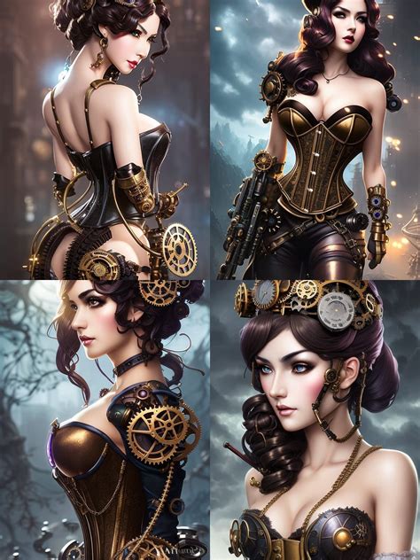 Steampunk Girls Ai Generated Artwork Nightcafe Creator