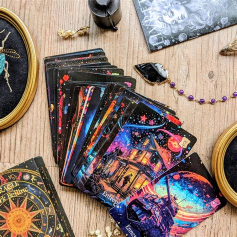 Divinatory Pack Dark Belline Oracle Dark Pendulum Made In France Artisanal Shadows