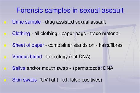 PPT Sexual Offence Investigation The Role Of The Forensic Medical Examiner PowerPoint