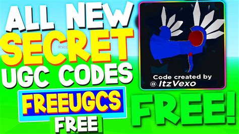 New All Working Update Codes For Ugc Limited Codes Roblox Ugc Limited Codes Youtube