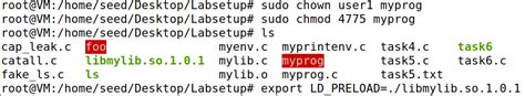 信息安全实验——environment variable and set uid program lab csdn博客