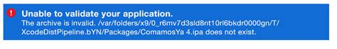 Ios Archive Validation Failed Xcode 72 Stack Overflow