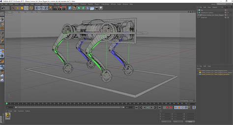 3d Model Robot Unitree Go1 Silver Rigged For Cinema 4d 3d Molier International