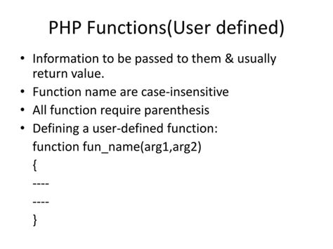 42 Php Function Pdf