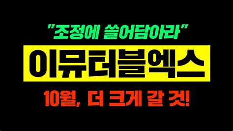 이뮤터블엑스조정에 쓸어담아라10월 더 크게 갈 것이뮤터블엑스코인 이뮤터블엑스코인전망 Youtube