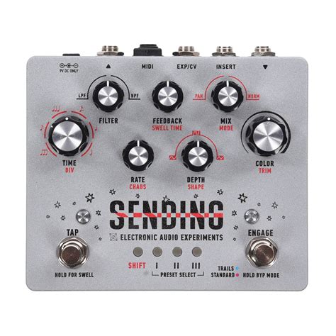 Electronic Audio Experiments Sending V2 Delay Pedal Chicago Music