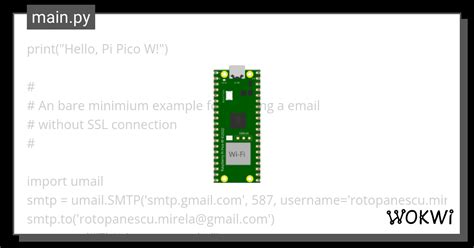 Ex1 35 Email Wokwi ESP32 STM32 Arduino Simulator