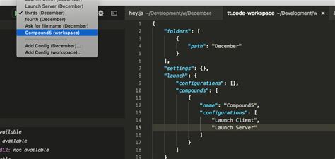 Compound Launch Configs Broken For Multi Root Workspaces · Issue 68718