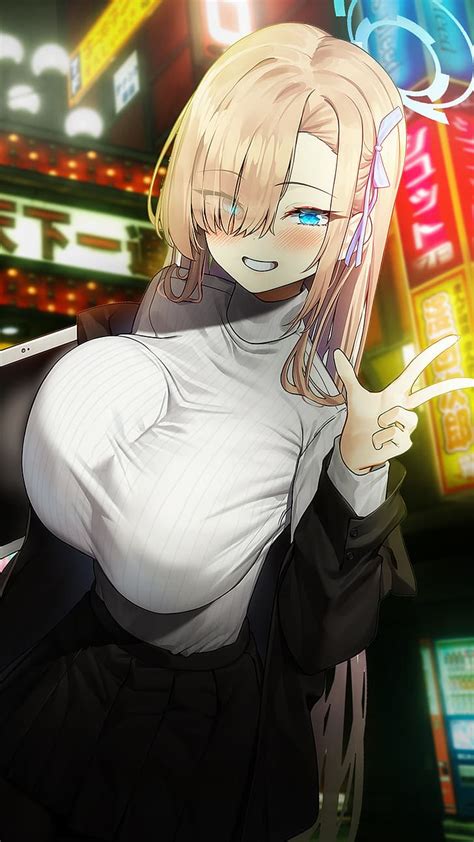 アニメ、 アニメの女の子、 巨乳、 ルビア・ストリ、 日本、 ストリート、 Hdデスクトップの壁紙 Wallpaperbetter