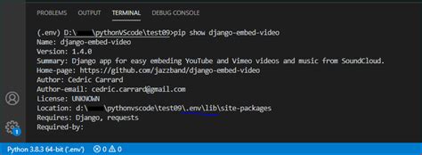 Python Import Embedvideofields Could Not Be Resolved Pylance