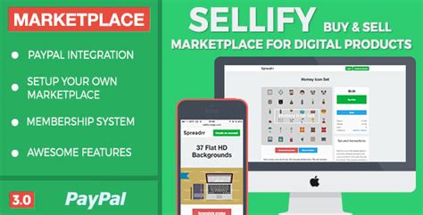 Sellify Buy And Sell Marketplace For Digital Products Premium Scripts Plugins And Mobile