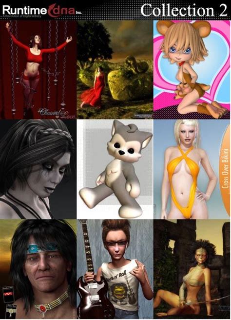Runtimedna Collection 2 2025 Free Daz 3d Models