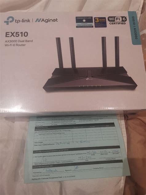 Tp Link Ex510 Wifi 6 Router Computers And Tech Parts And Accessories
