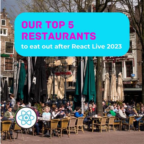 Jsworld Conference On Linkedin 😋 Are You Planning To Eat Out After React Live 2023 🙌 Luckily
