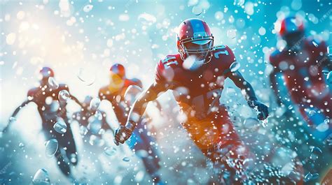 Blurred Background Of Sports Playing Scene With Dynamic Action And