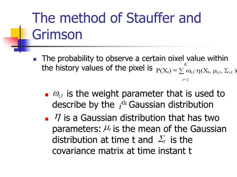 Ppt Background Estimation With Gaussian Distribution For Image Segmentation A Fast Approach
