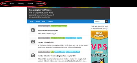 3 Cara Membuat Tombol Navigasi Menu Laman Pada Blog Motivasi Done