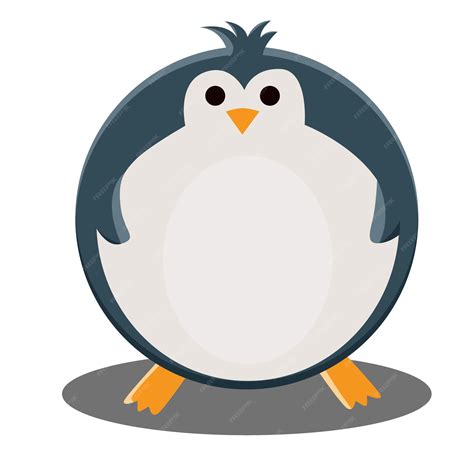 Premium Vector This Is A Cute Penguin This Vector Is Suitable For T Shirt Or Stker Designs