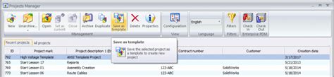 Solidworks Electrical Project Template Overview