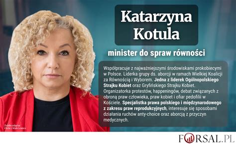 Kim Jest Katarzyna Kotula Ministra Do Spraw Równego Traktowania [biogram] Forsal Pl