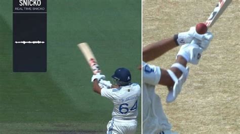 Yashasvi Jaiswals Caught Behind Dismissal Sparks Controversy