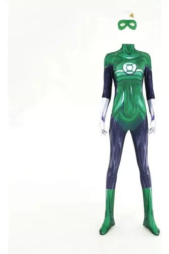 Disfraz Cosplay Linterna Verde Mujer Halloween Mujer Meses Sin Interés