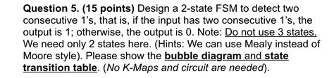 solved question 3 20 suppose we use a fsm to control the